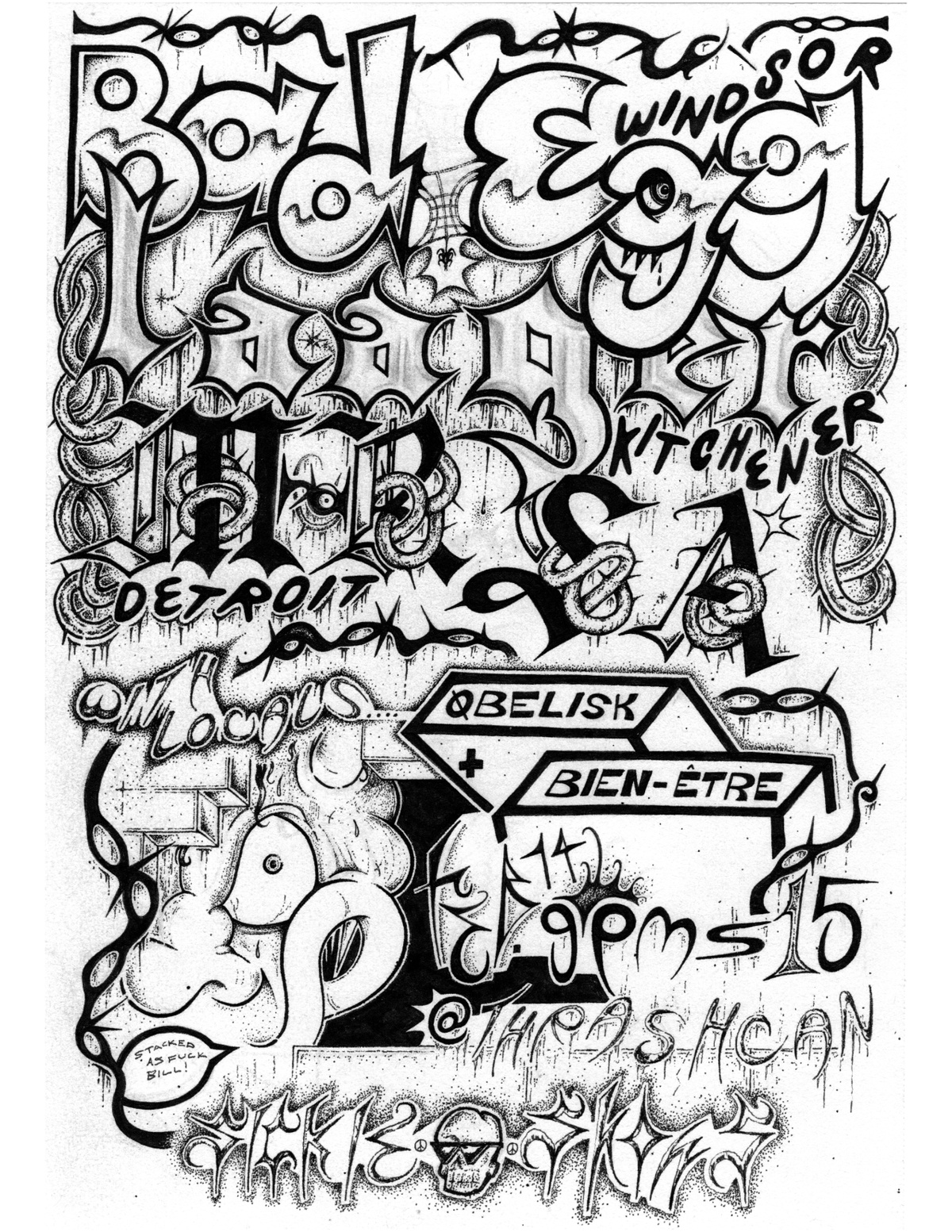 MONTREAL Ask A Punk - BAD EGG, M.R.S.A., LAAGER, ØBELISK, BIEN-ÊTRE